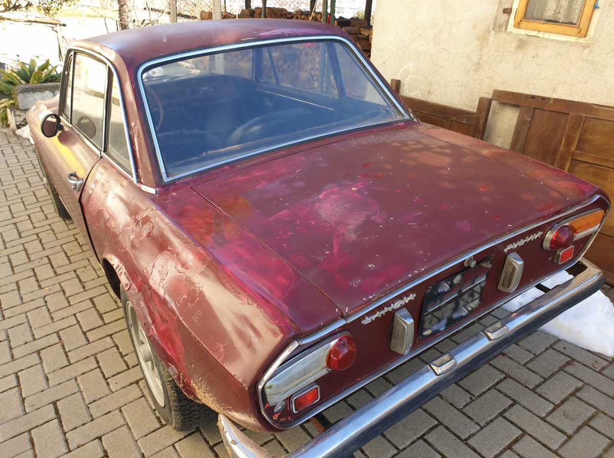 Restauro Lancia Fulvia coupé seconda serie: dall'acquisto della ...